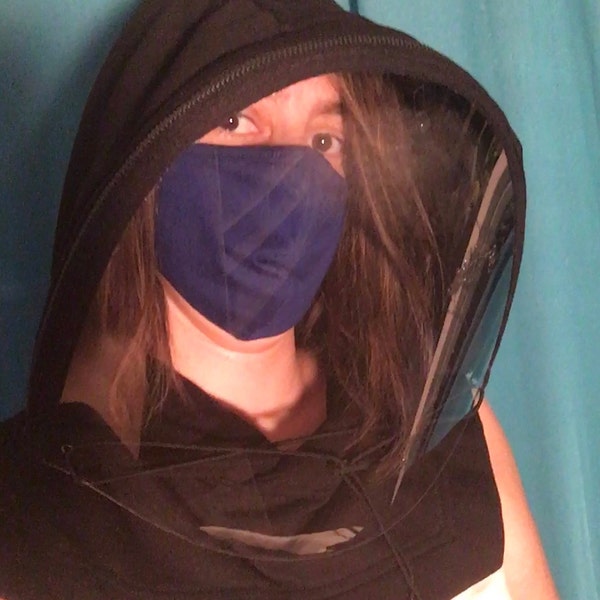 Face Shield Reusable Hood ,shield Mask , Anti Fog Adults, Face Hood ...