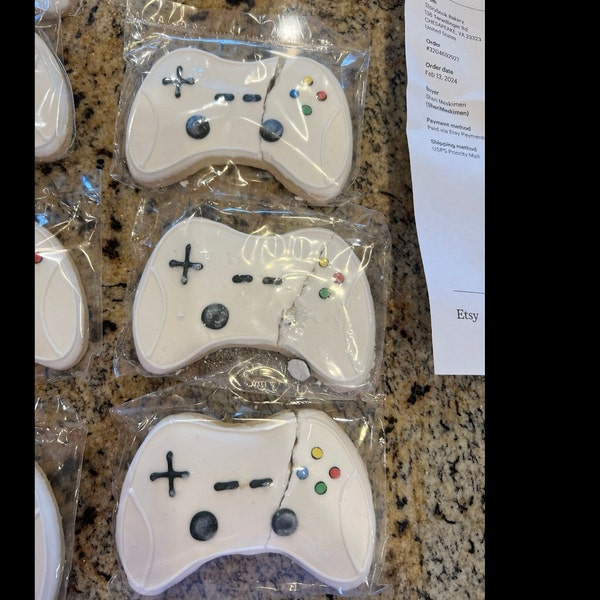 Video Game Controller Cookies (1 Dozen) - Etsy