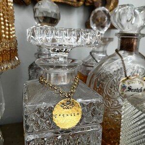 Custom Liquor Decanter Tags Label Your Entire Bar Alcohol & Mixers Hand ...