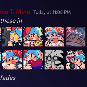 13x ANIMATED FNF, Friday Night Funkin' 'the Boyfriend' Emotes Pre-made ...