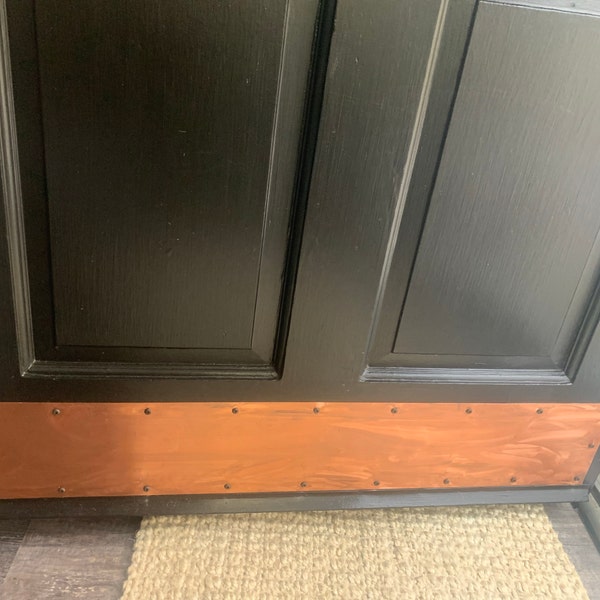 Solid Copper Kick Plate (FREE SHIPPING) - Etsy