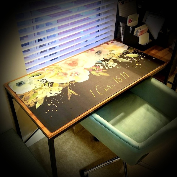 Custom Desk Pad, Multiple Sizes, Personalized Desk Cushion Pad ...