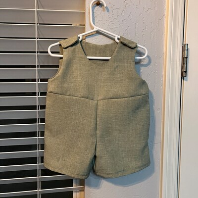Short & Long Boys Romper PDF Sewing Pattern. Jon Jon, Longall Digital ...