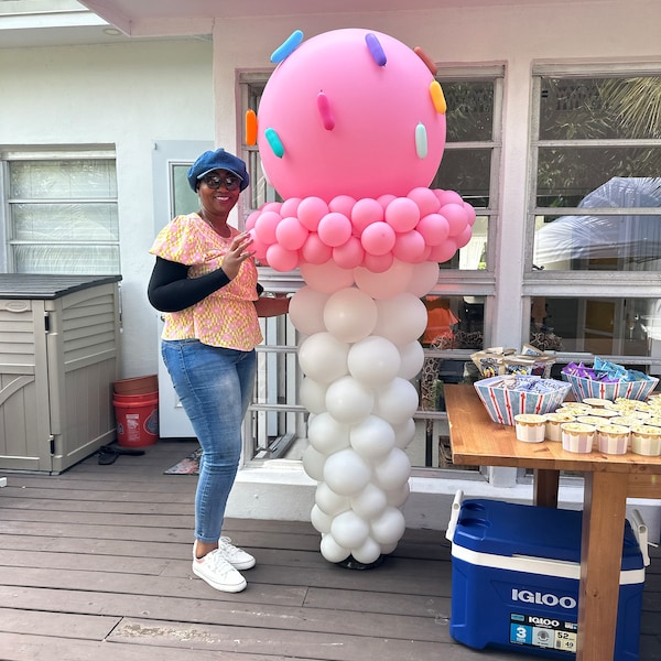 Bubble Balloon Column Tutorial and Plans Digital Balloon Recipe - Etsy
