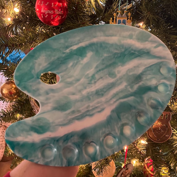 Custom Paint Palette | Resin Paint Gift | Unique Handmade Gift | Gift ...