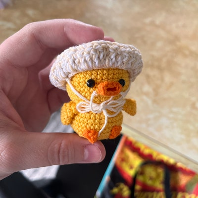 Duck Keychain, Duck With Hat Keychain, Ducky Keychain, Cute Duck ...