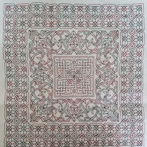 Blackwork Lace 22– Blackwork Pattern, Needlepoint Pattern Digital – PDF ...