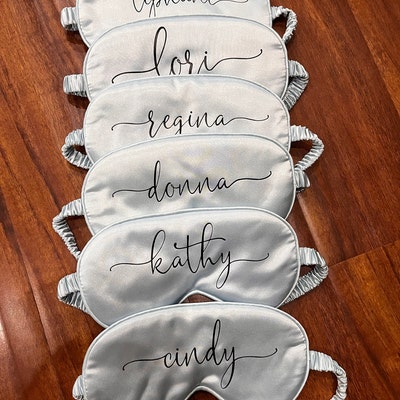 Custom Eye Mask Personalized Sleep Mask Custom Satin Eye Mask ...