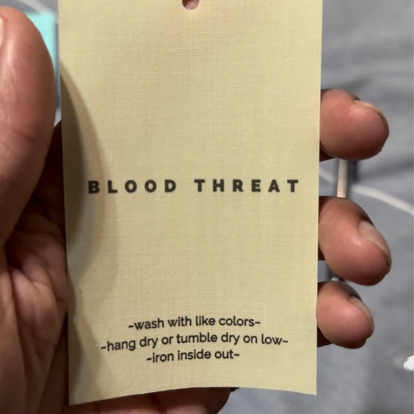 1000 Custom Folding Hang Tags, Clothing Hang Tags, Composing Hang Tags ...