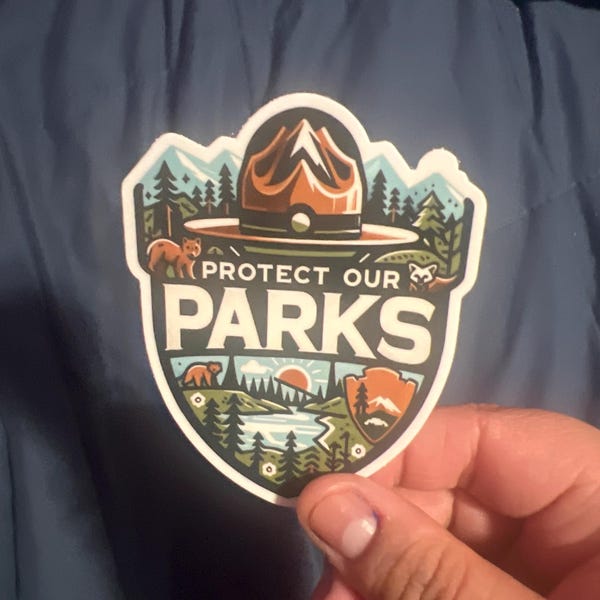 Protect Our Parks, Park Ranger Sticker, Various Sizes - Etsy