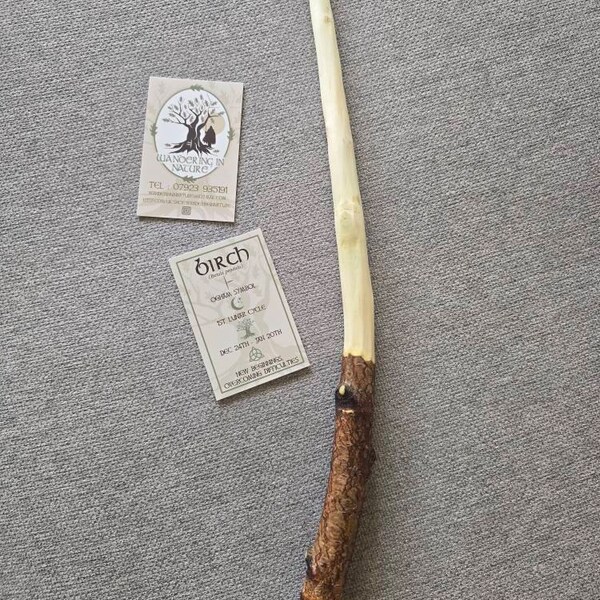 Hawthorn Ritual Ogham Wand Magical Forest Tools Hand Made to Order With ...