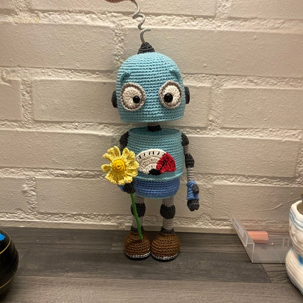 Crochet Pattern for Robot Mike the Toy, PDF English, Amigurumi - Etsy