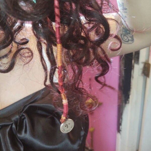 Standard Beaded Pirate Hair Wrap Extension -- Halloween Clip In/braid ...