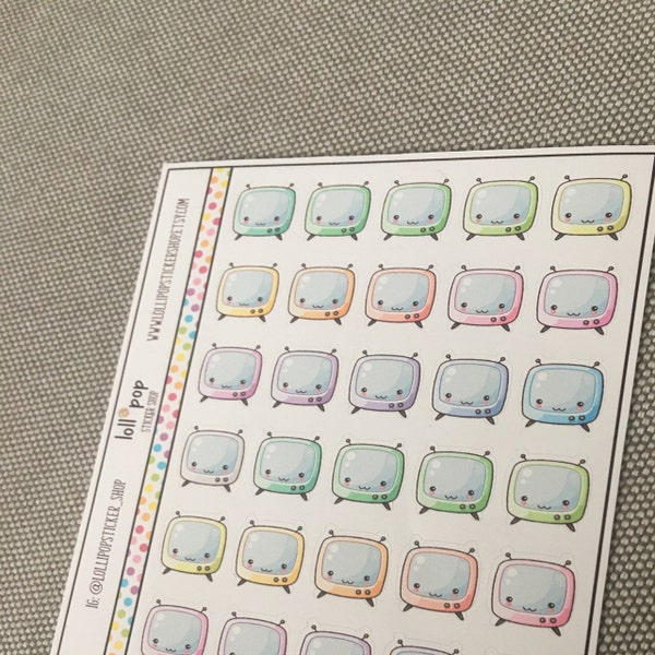 Multi-color Heart Checklist Half Box Planner Stickers for Many Planners ...