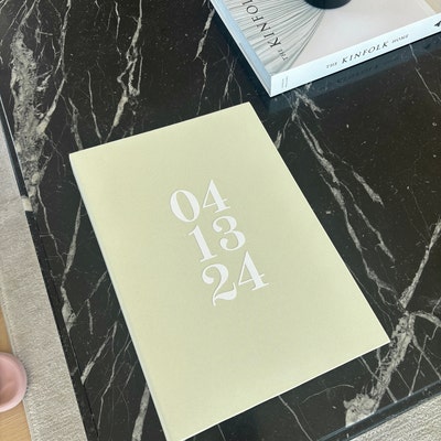 Modern Coffee Table Book Family Photo Album Memories, Handmade Family ...