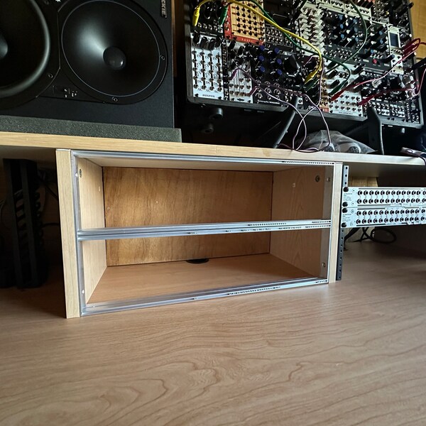 Eurorack Modular Rails (pair) Vector - Custom Length - DIY Synthesizer ...