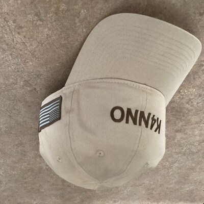 Embroidered Call Sign and Name Tactical Hat With American Flag on Side ...