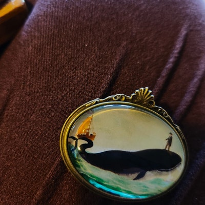 Mourning Brooch, Memento Mori Pin, Victorian / Edwardian Inspired ...