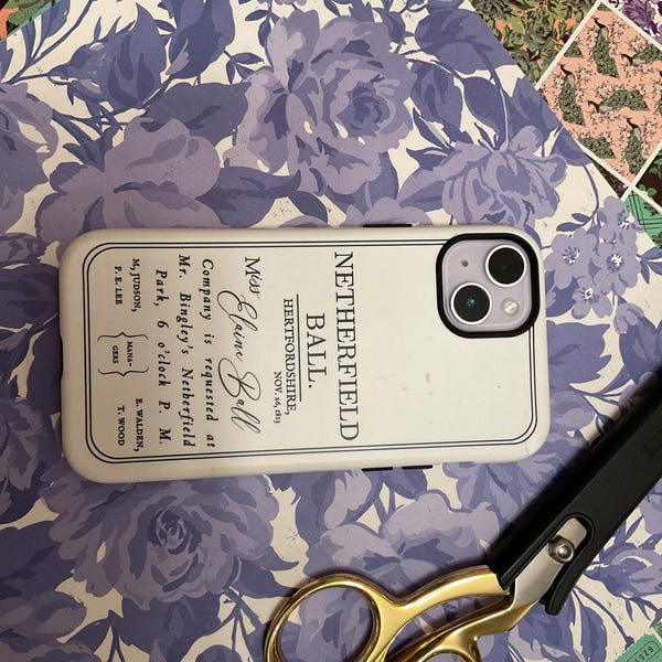 Dragon Phone Case Fantasy Book Theme, Literary Dragon Lover iPhone ...