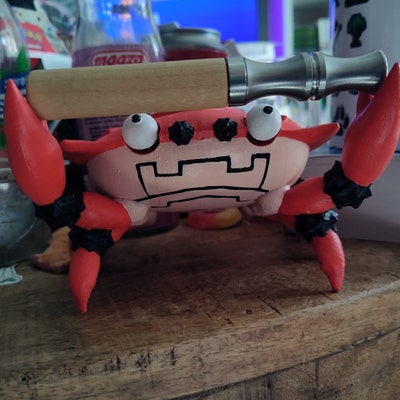 3D Printed Gremlin Figurine Computer Monitor Figure Screen Monitor ...