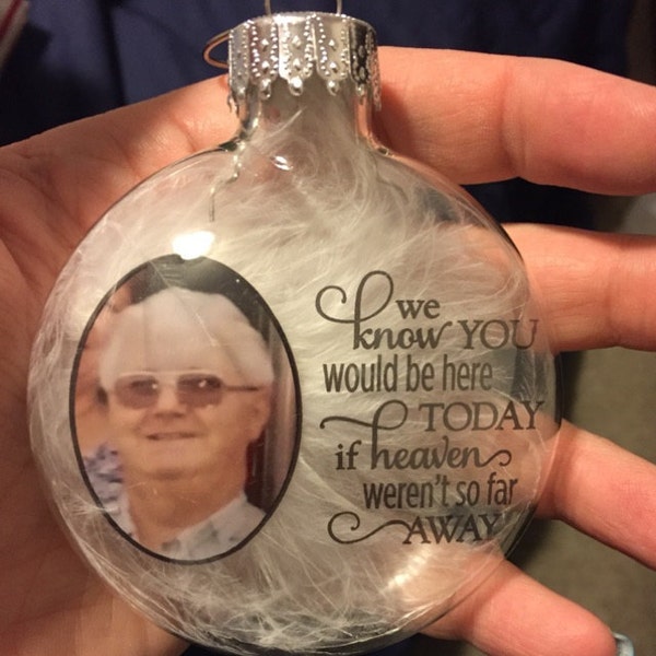 In Memory Ornament - Personalized Christmas Ornament - Memorial ...