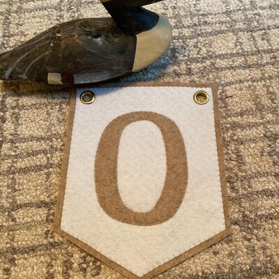 Custom Name Banner Custom Word Banner Cotton Canvas Felt Letters ...