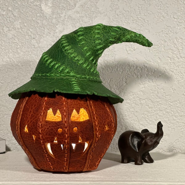 Jack O'lantern Pumpkin Leather Pattern PDF - by Leatherhubpatterns - Etsy