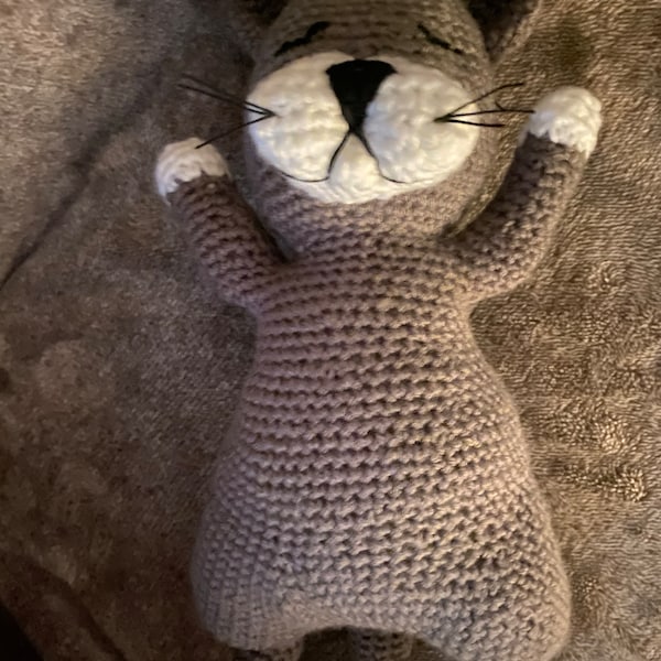 Cat Crochet Pattern, Cat Amigurumi Pattern, Crochet Sleeping Cat ...