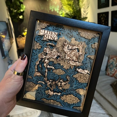 3D Imperial Realm Wood Map Free Express Shipping - Etsy