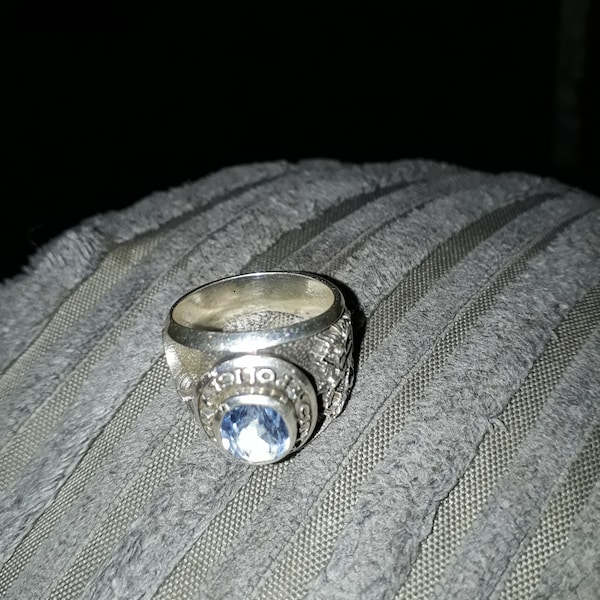 925 Sterling Silver Signet Ring, Logo Ring, Police Gift, Gift for Men ...