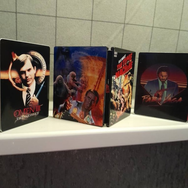 Deadpool 1, Deadpool 2 & Deadpool and Wolverine, Steelbook Spine Covers ...