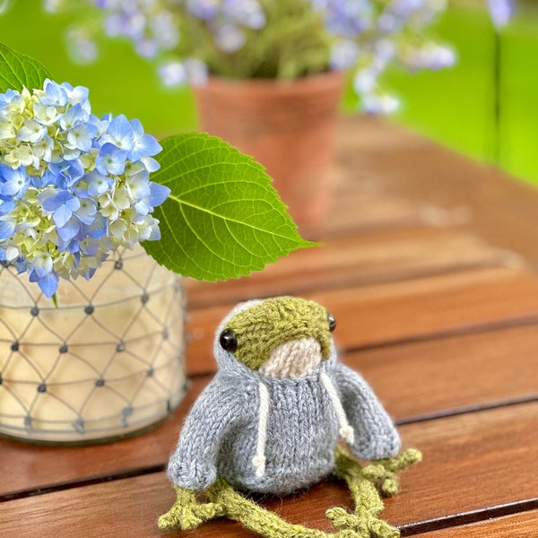 KNITTING PATTERN - Frog Hoodie - Etsy