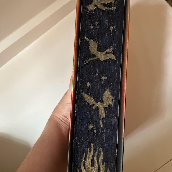 Stencil for Book Edges | Pochoir Jaspage | Fourth Wing & Iron Flame ...
