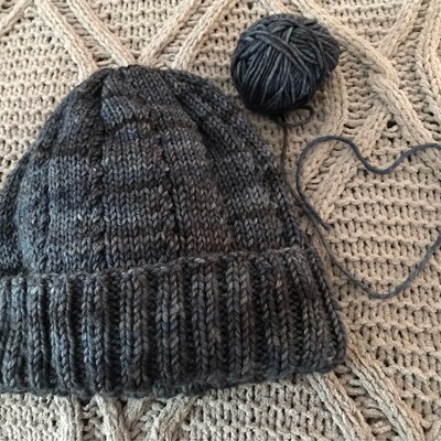 Men's Beanie Pattern Knitting Beanie Pattern Commuter Beanie How to ...