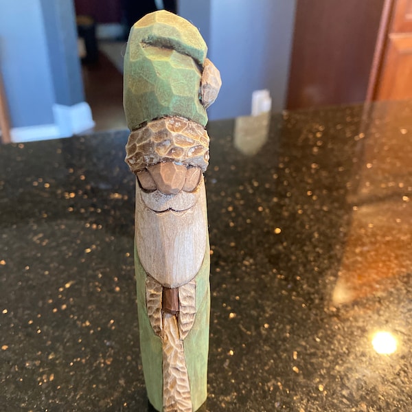 Hand Carved Santa Claus - Etsy