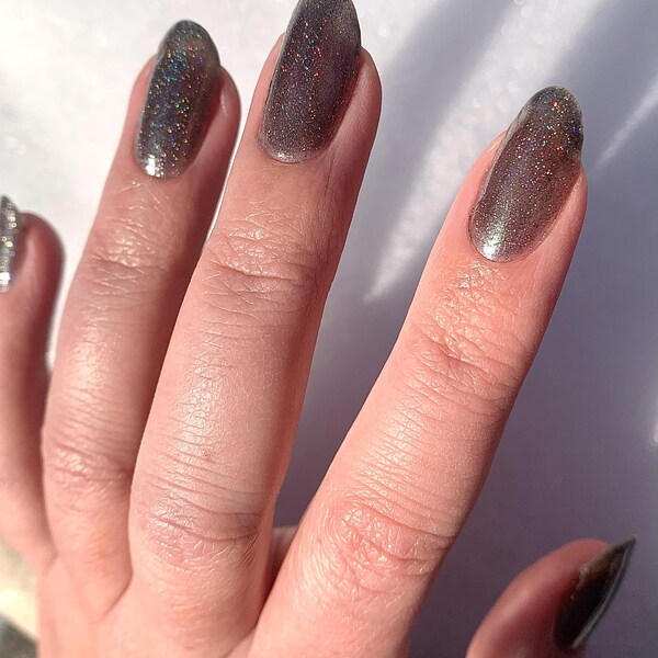 Purple Blue Magnetic Nail Polish - Eldritch Influence - Inspired by ...