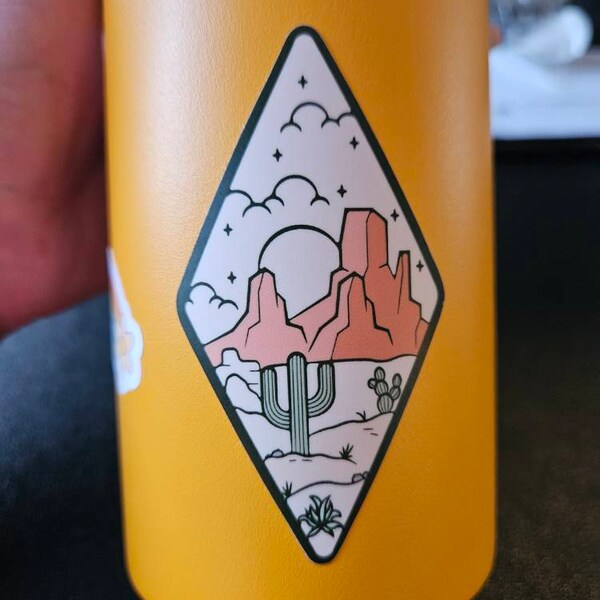 Mesa Diving Lady Motel Vinyl Sticker - Etsy