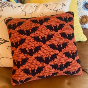 Batty Mosaic Crochet Pattern Bat Chart by Sixel Design - Etsy