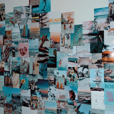 50pc Beachy Photo Collage Kit - Etsy