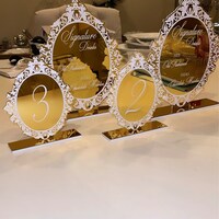 Engraved Table Numbers, Table Numbers Acrylic Table Numbers Table ...