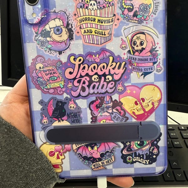 Books Are Therapy Sticker, Purple Reading Vinyl Sticker, Booktok ...