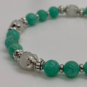 Genuine Peruvian Amazonite Gemstone Grade AAA Round 5mm 6mm 7-8mm 8mm ...