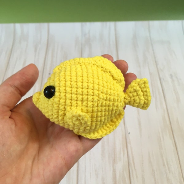 PATTERN: Yolly the Yellow Tang Pattern - Amigurumi Fish Pattern ...