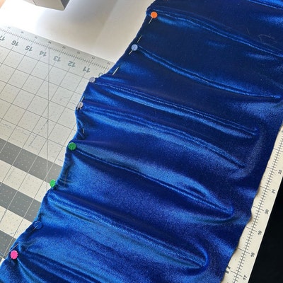 Princess ROYAL BLUE Polyester Spandex Stretch Velvet Fabric by the Yard ...