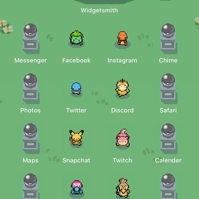 Ios 721 Icons Pokemon Black & White BW2 iPhone IOS14 App Icons Pack ...