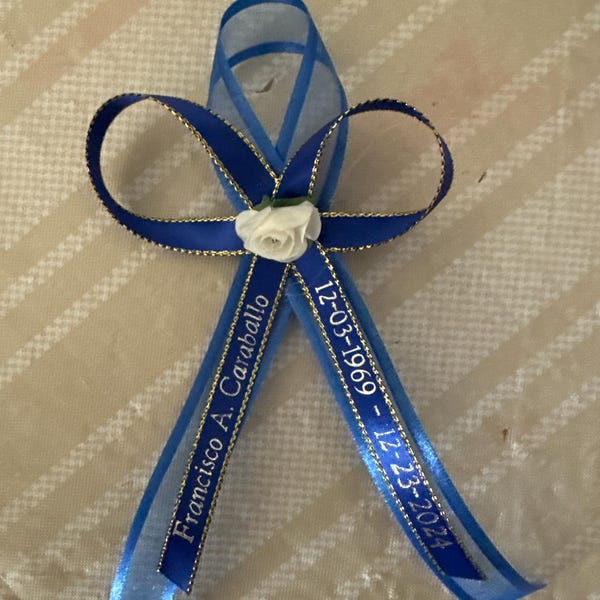 100pcs-36pcs-48pcs Memorial Ribbons, Recuerdos Para Funeral ...