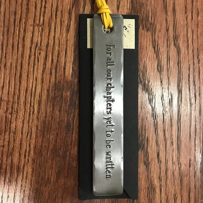 6th Wedding Anniversary Bookmark Hand Made Personalised Iron Gift Hand ...