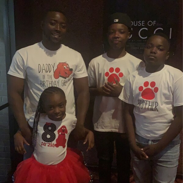 Big Red Dog Ribbon Trim Birthday Tutu Outfit Personalized Birthday ...