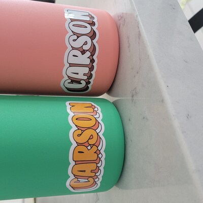 Waterproof Name Decal Personalized Vinyl Sticker NAME STICKER ...