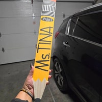 Personalized Pencil Sign, Teacher Gift, Back to School, Classroom Decor ...